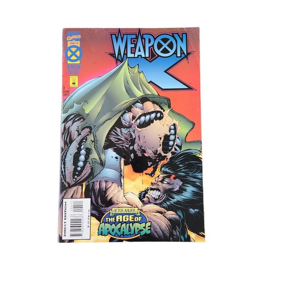 Marvel | Other | Marvel Weapon X 4 995 Comic Book Collector Bagged ...